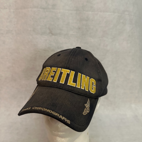 Breitling | Accessories | Breitling Embroidered Cap One Size Adjusts ...